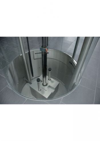 Circular Glass Lifts made by GBH Design in Germany